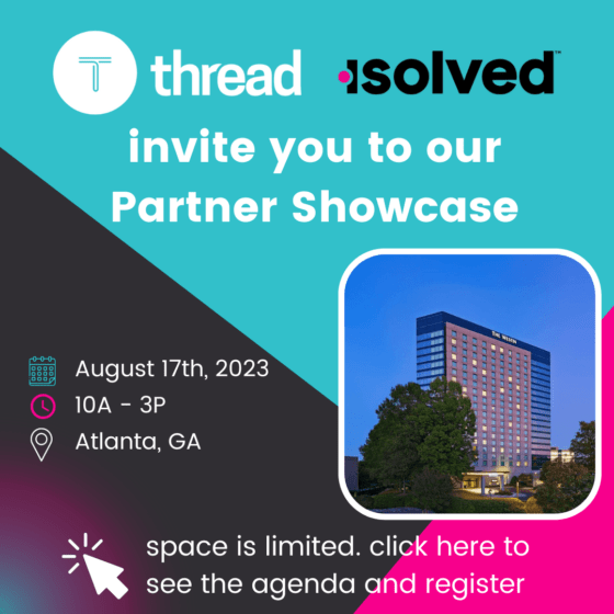 2023 Thread + isolved Showcase - Thread HCM